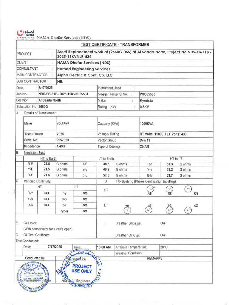 Test Reports DSS 2530 & 2660 | PDF