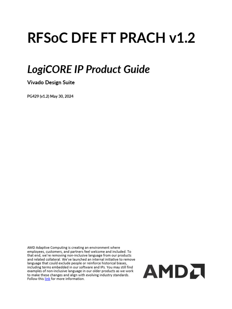 RFSoC DFE FT PRACH Overview | PDF | Fast Fourier Transform | Input/Output