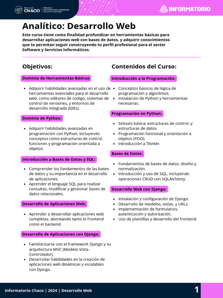 Curso de Desarrollo Web con Django | PDF | Python (lenguaje de ...