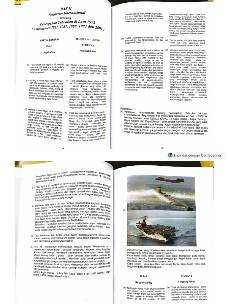 Collision Regulation (COLREG 1972) | PDF