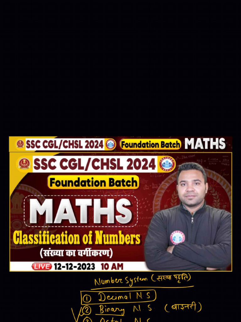 Classification of Numbers | PDF