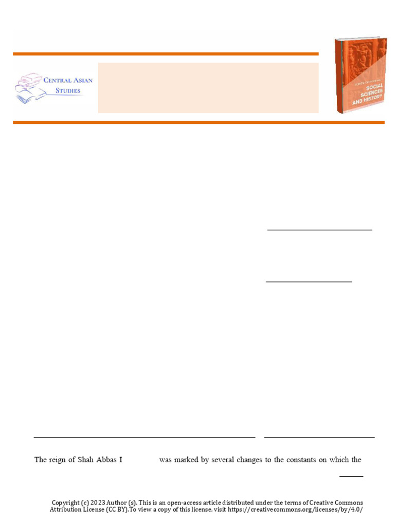 87-108 Armenian Merchants in the City of Jolfa and Their Role in the | PDF