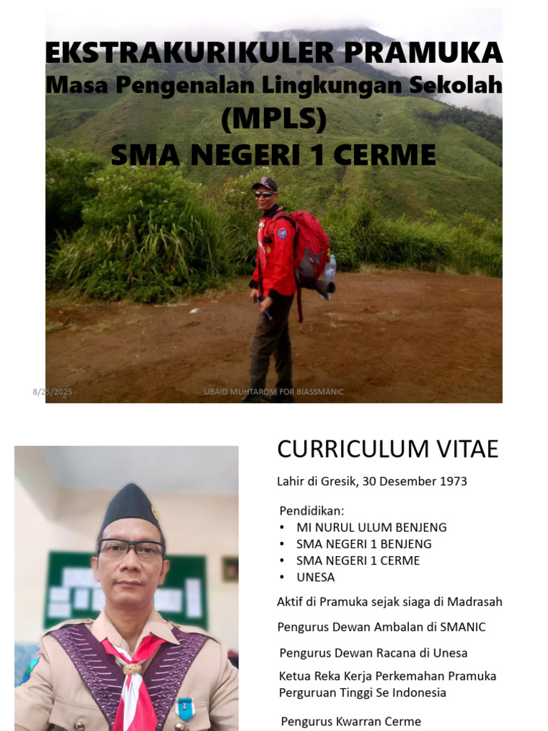Manfaat dan Sejarah Ekstra Pramuka | PDF