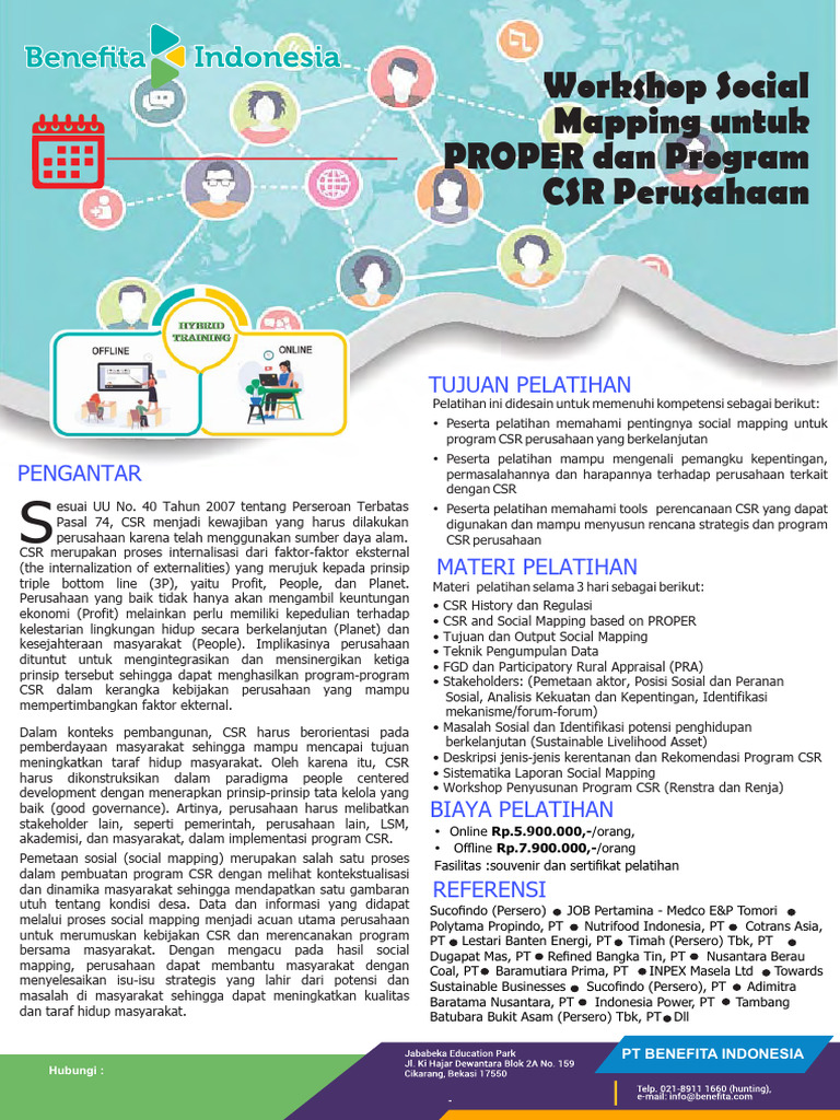 Workshop Social Mapping untuk CSR | PDF
