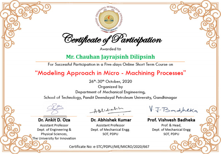 3d Modelling Certificate PDF | PDF