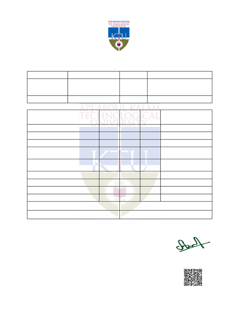 B.Tech Semester Grade Card - Dec 2023 | PDF