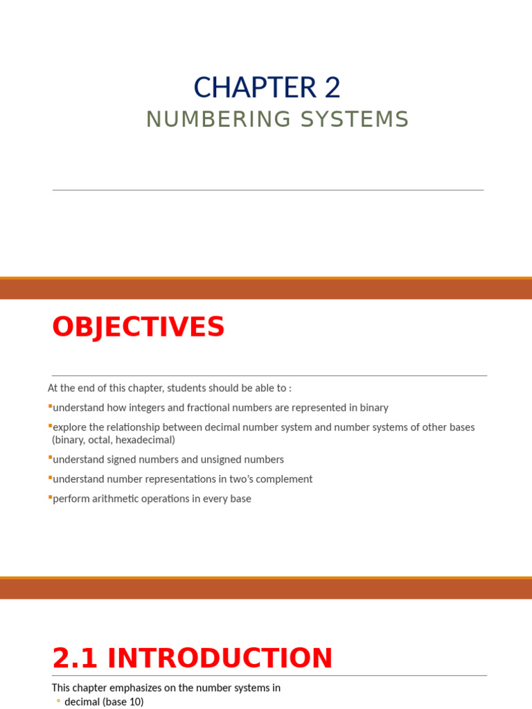 Chapter Numbering System Student | PDF | Decimal | Lexicology