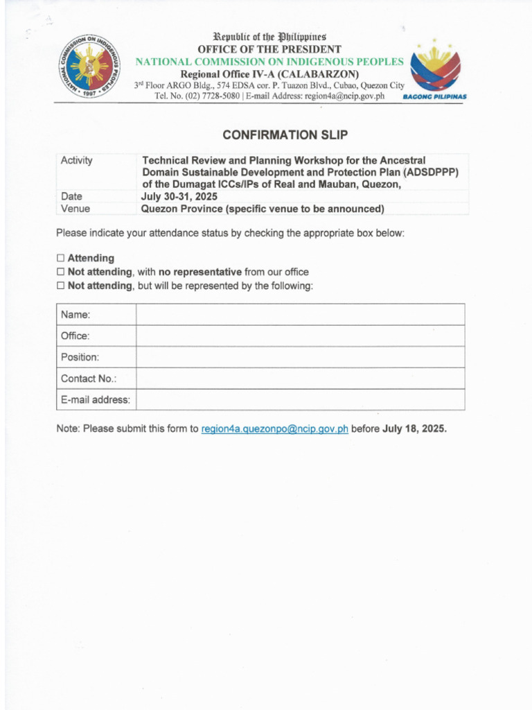 NCIP | PDF