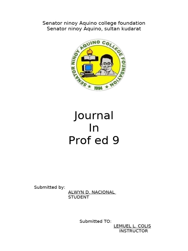 Senator Ninoy Aquino College Foundation | PDF