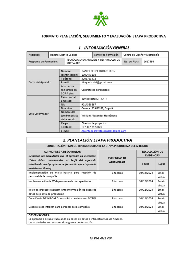 Gfpi-F-023 - Daniel Felipe Duque Leon v3 | PDF | Blog