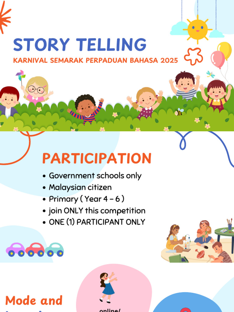 Storytelling Competition 2025 Guidelines | PDF | Human Communication