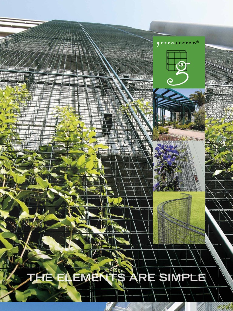 Modular Greenscreen Panels And Trellis Systems For Vertical And
