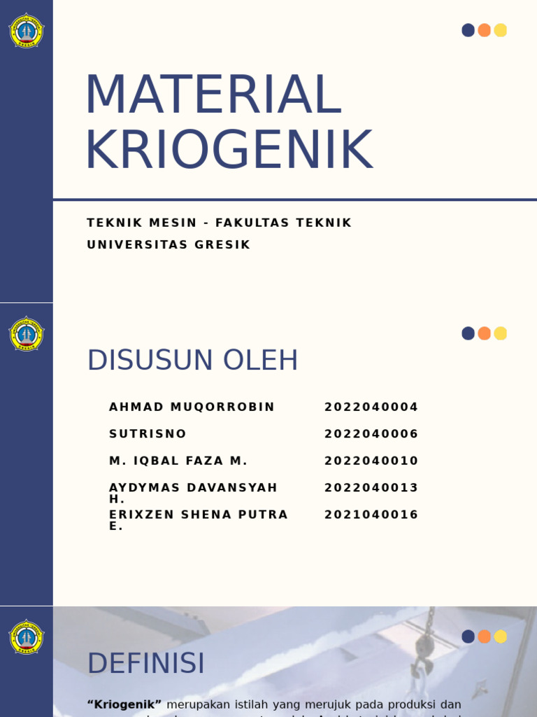 Material Kriogenik - PPTX - 20250521 - 201154 - 0000 | PDF