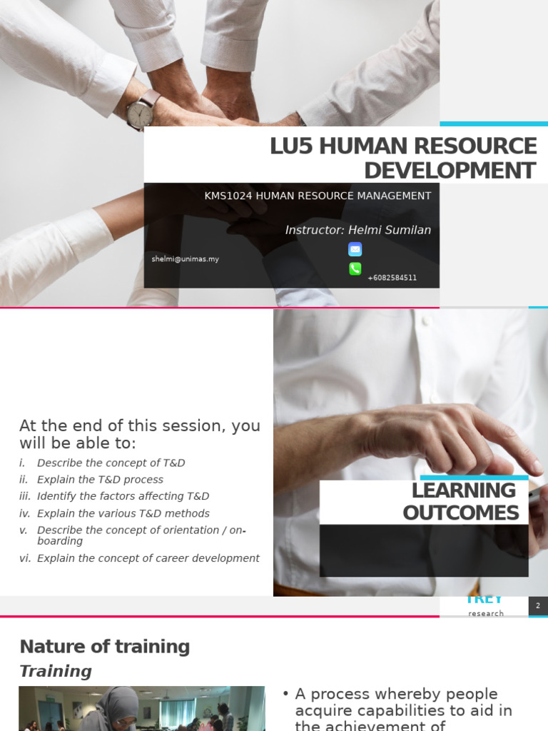 Lu5 Human Resource Development | PDF | Employee Retention | Human Resources