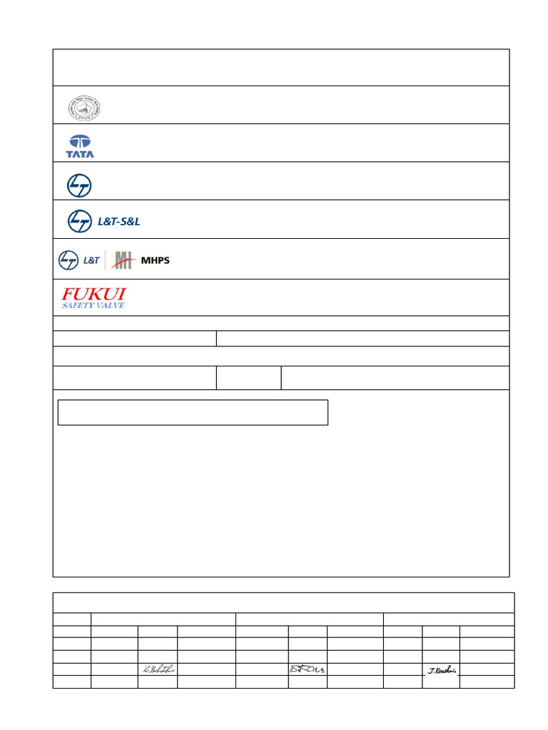 Fukui Safety Valve Operation Manual | PDF | Valve | Nut (Hardware)
