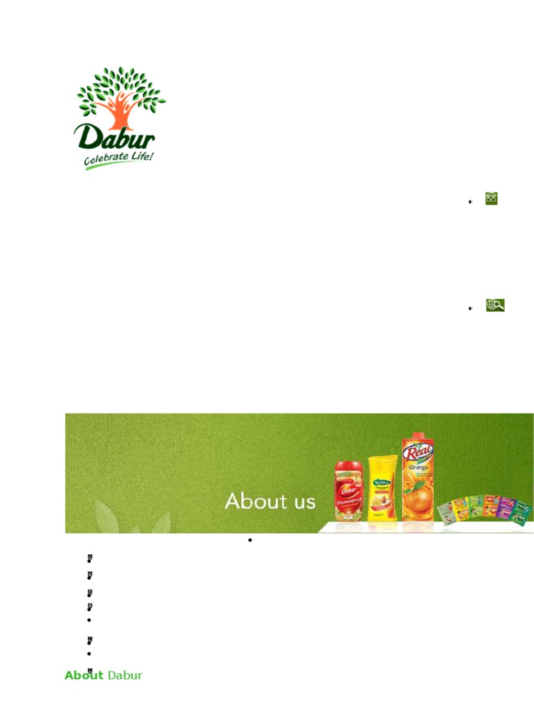 About Dabur: About Dabur Dabur Group Products Overseas Ayurveda Media ...