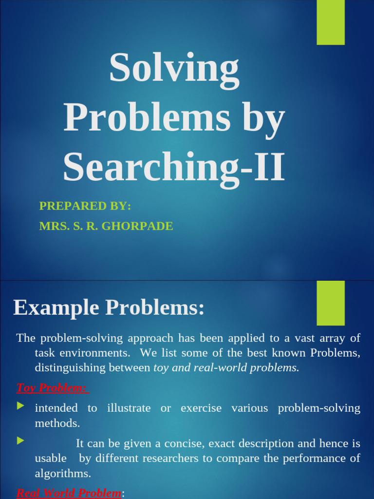 Problem Solving Agent-7 | PDF | Robot | Robotics