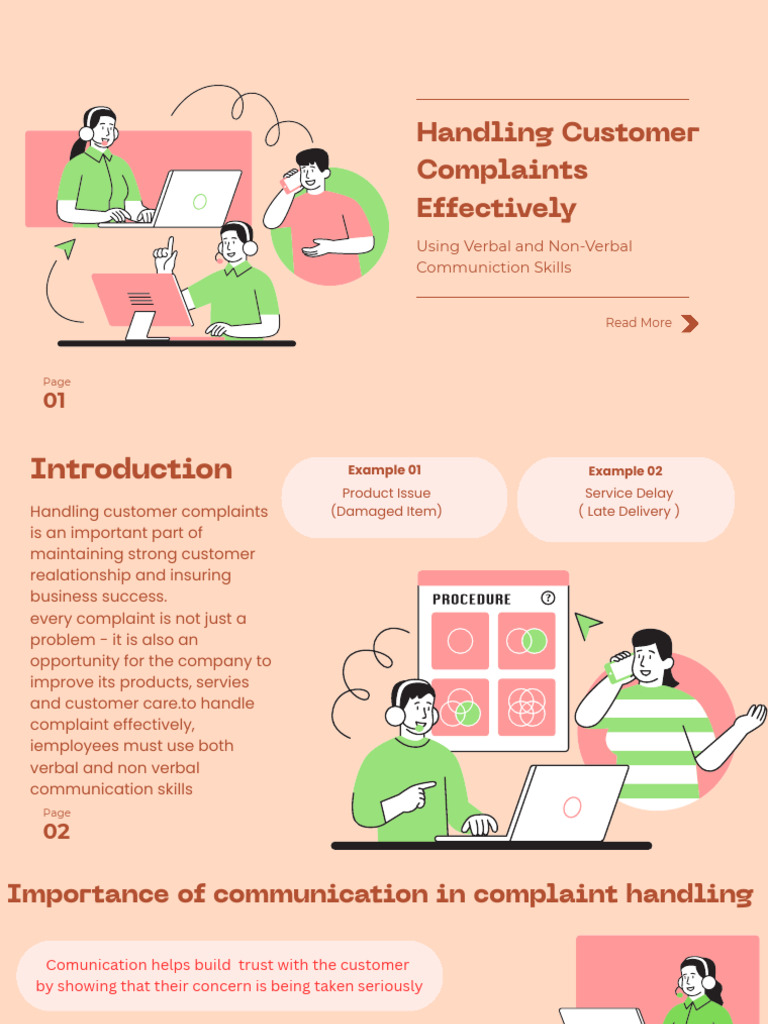 Mastering Customer Complaint Handling | PDF | Communication | Nonverbal ...