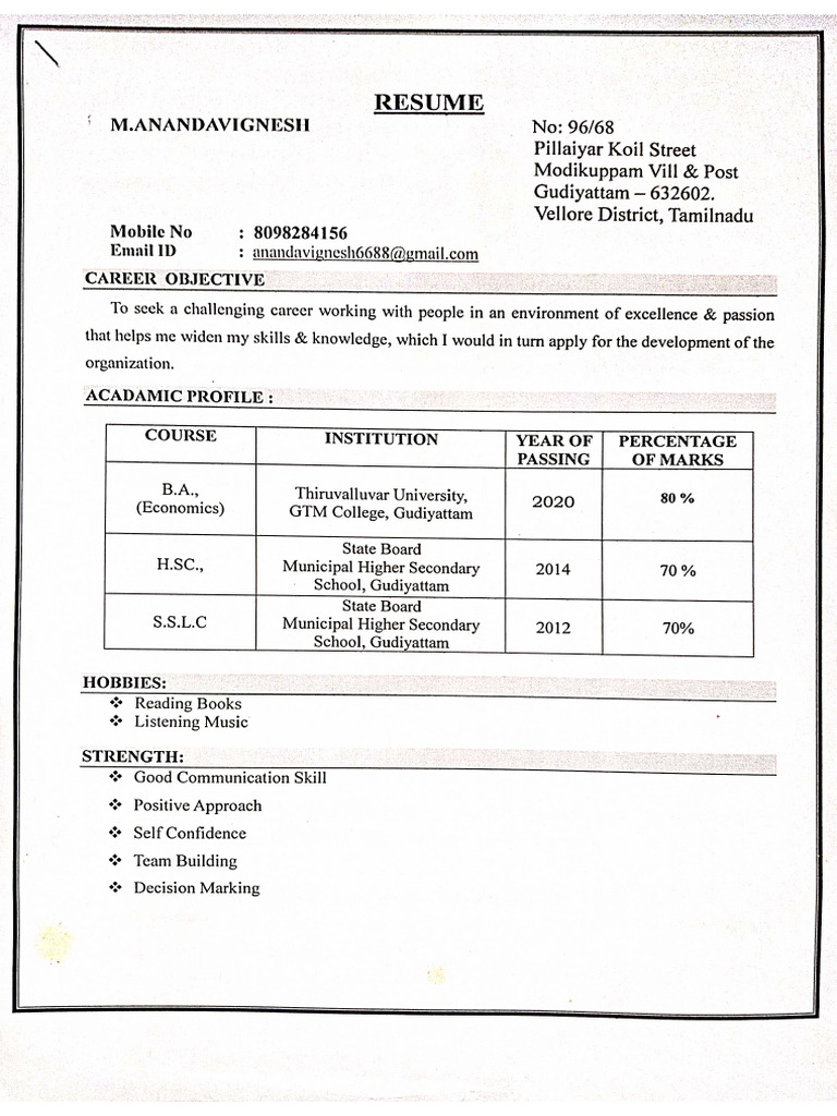 My Resume | PDF