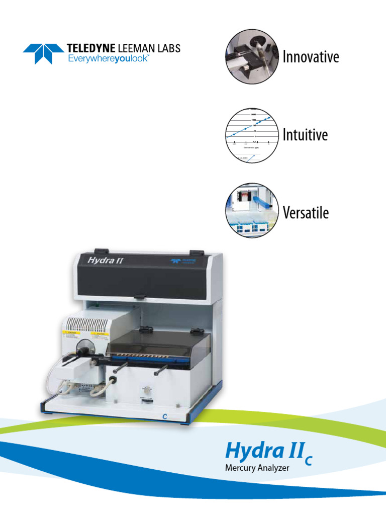 Hydra II C Brochure | PDF | Mercury (Element) | Detection Limit