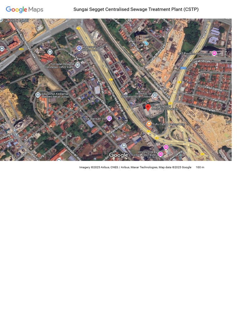 Sungai Segget Centralised Sewage Treatment Plant (CSTP) - Google Maps | PDF