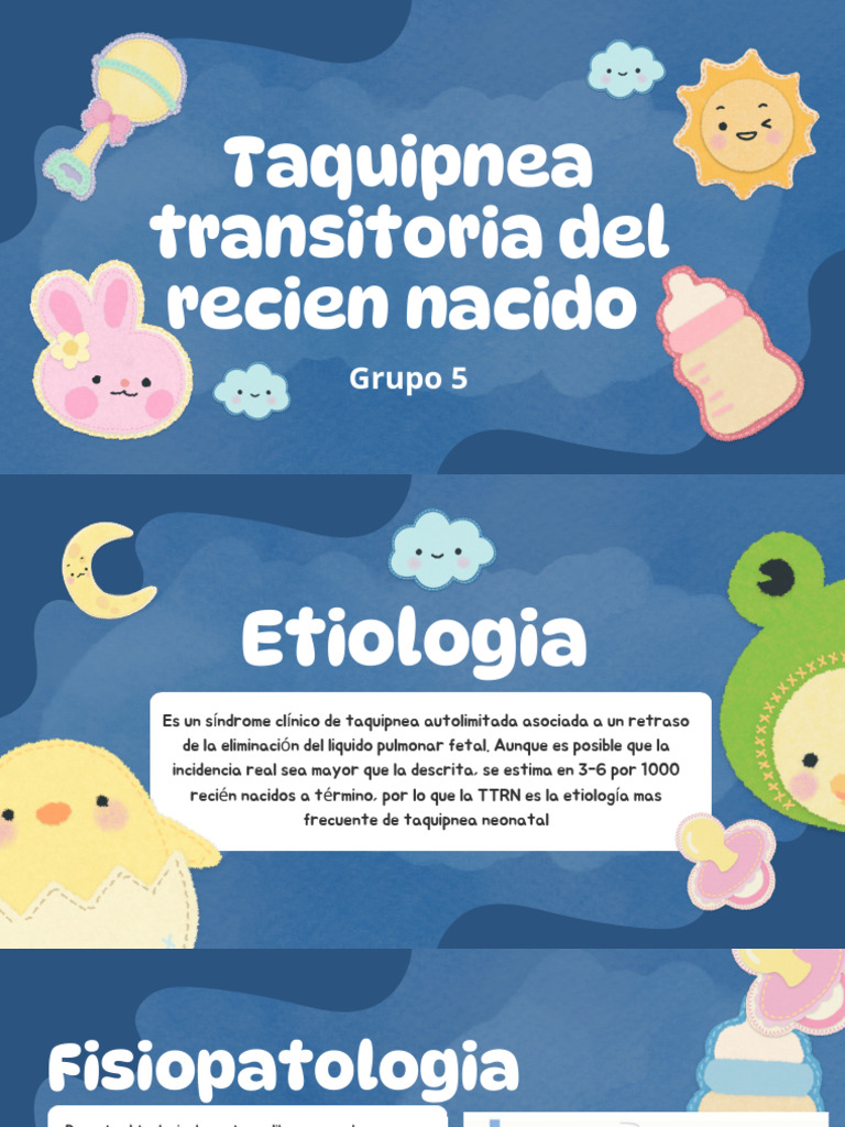Taquipnea Transitoria en Recién Nacidos | PDF | Infantes | Parto