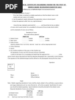 Eye Test Certificate for Driving License | PDF