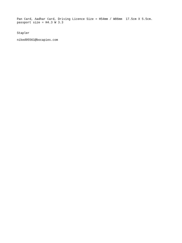 Document Size | PDF