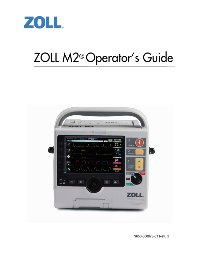 ZOLL M2™ Operator's Manual. | PDF | Cardiopulmonary Resuscitation ...