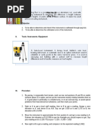 Two Peg Test | PDF | Surveying | Scientific Observation