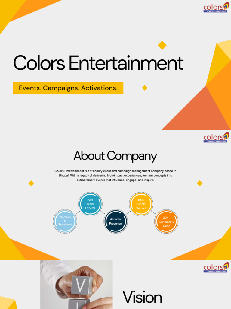Colors Entertainment Profile | PDF