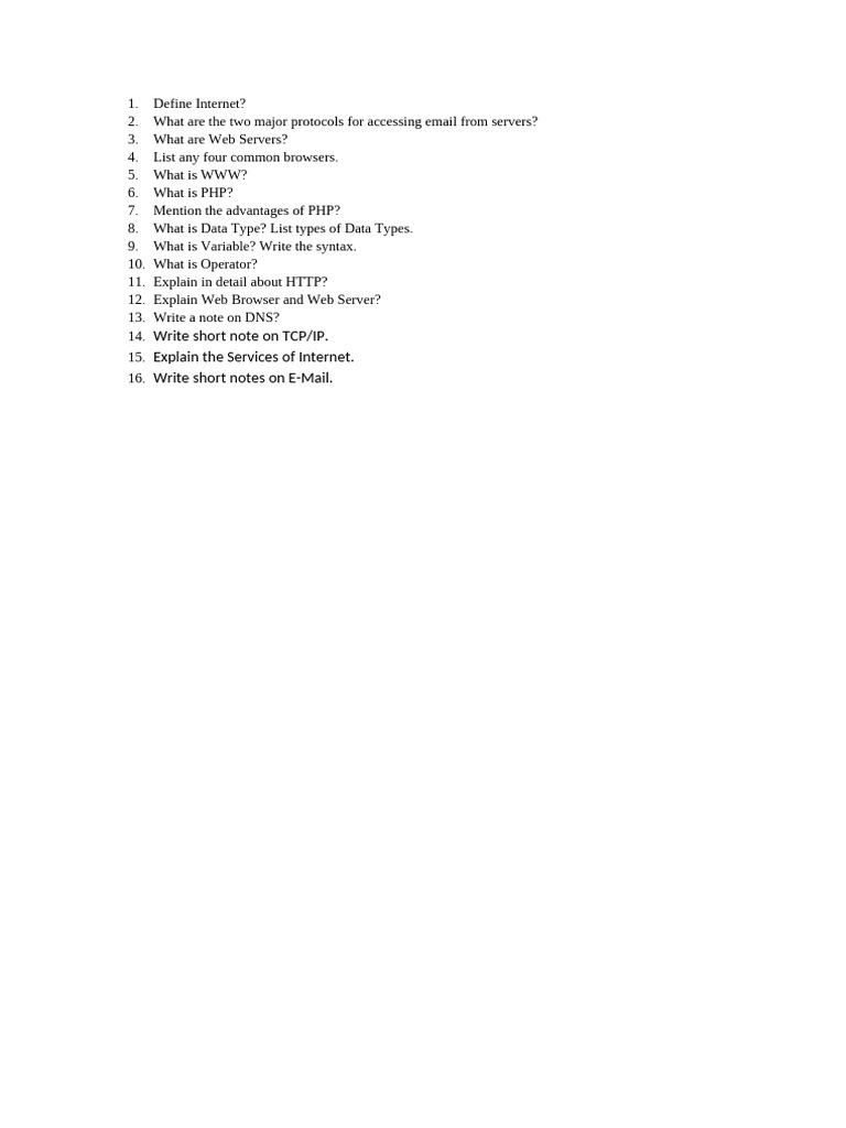 Internet Basics and Protocols Explained | PDF