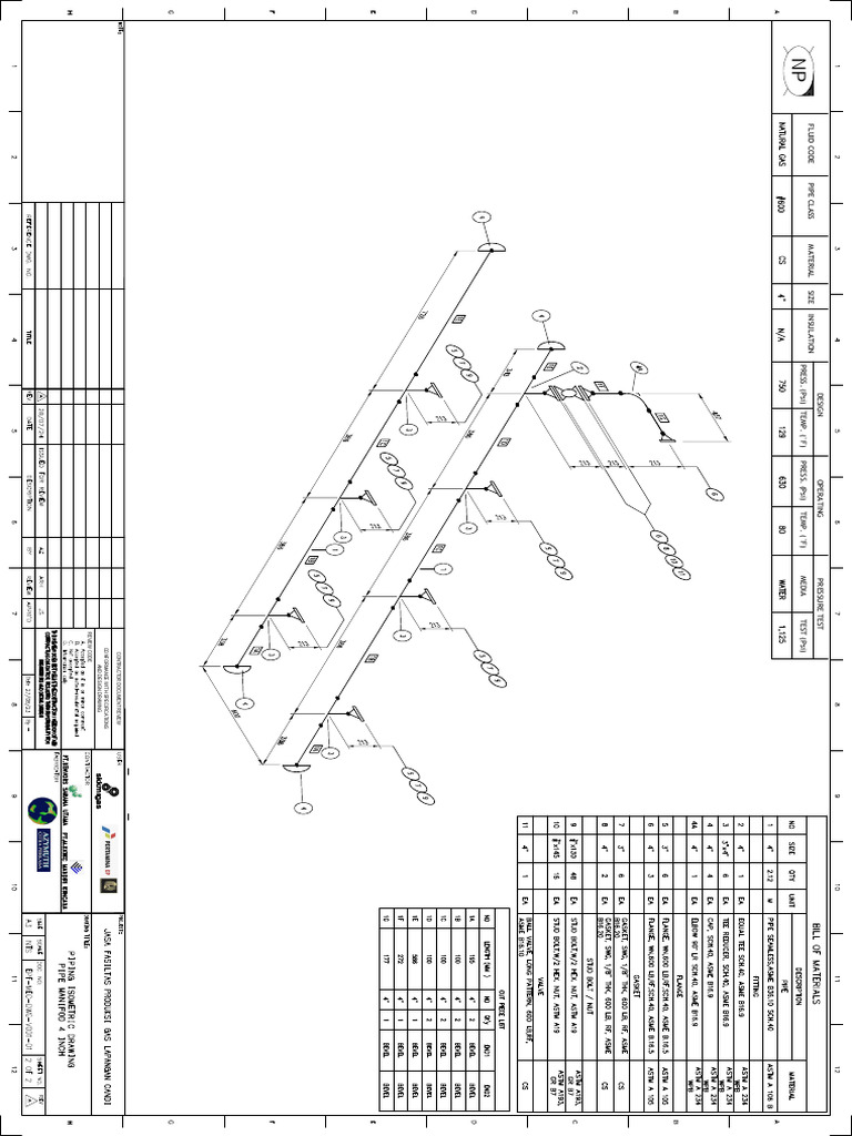 Iso Dwg Pipe Manifold 2 of 2 | PDF