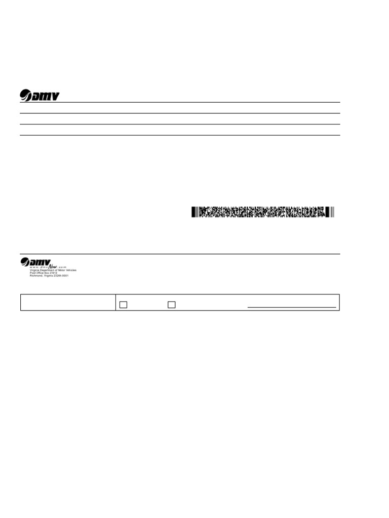 Virginia Vehicle Registration Card Guide | PDF | Department Of Motor ...