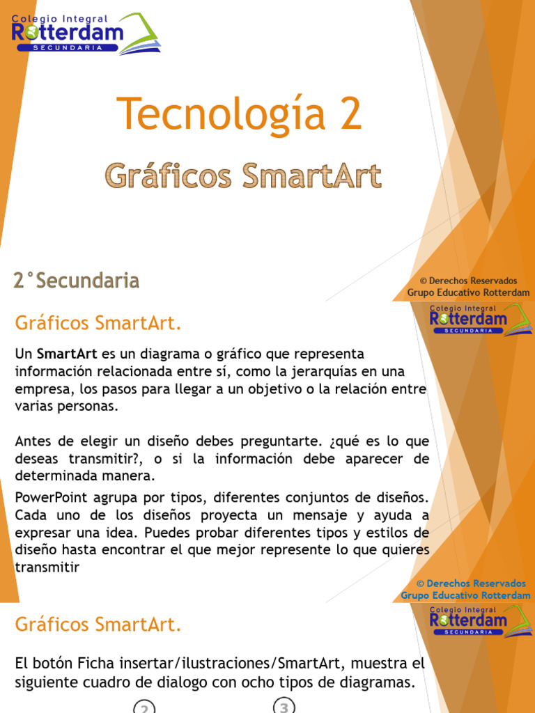 18 Graficos SmartArt | PDF | Diseño | Información