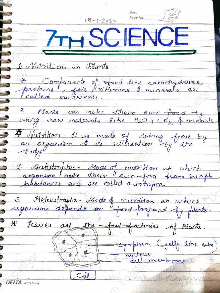 Class-7th Science Notes ? | PDF