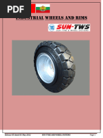 OTR Rim and Wheel Weight Chart | PDF | Tire | Machines