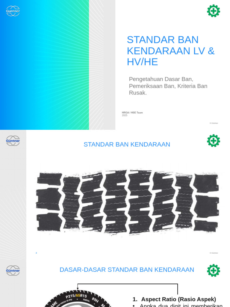 Standar dan Pemeriksaan Ban Kendaraan | PDF