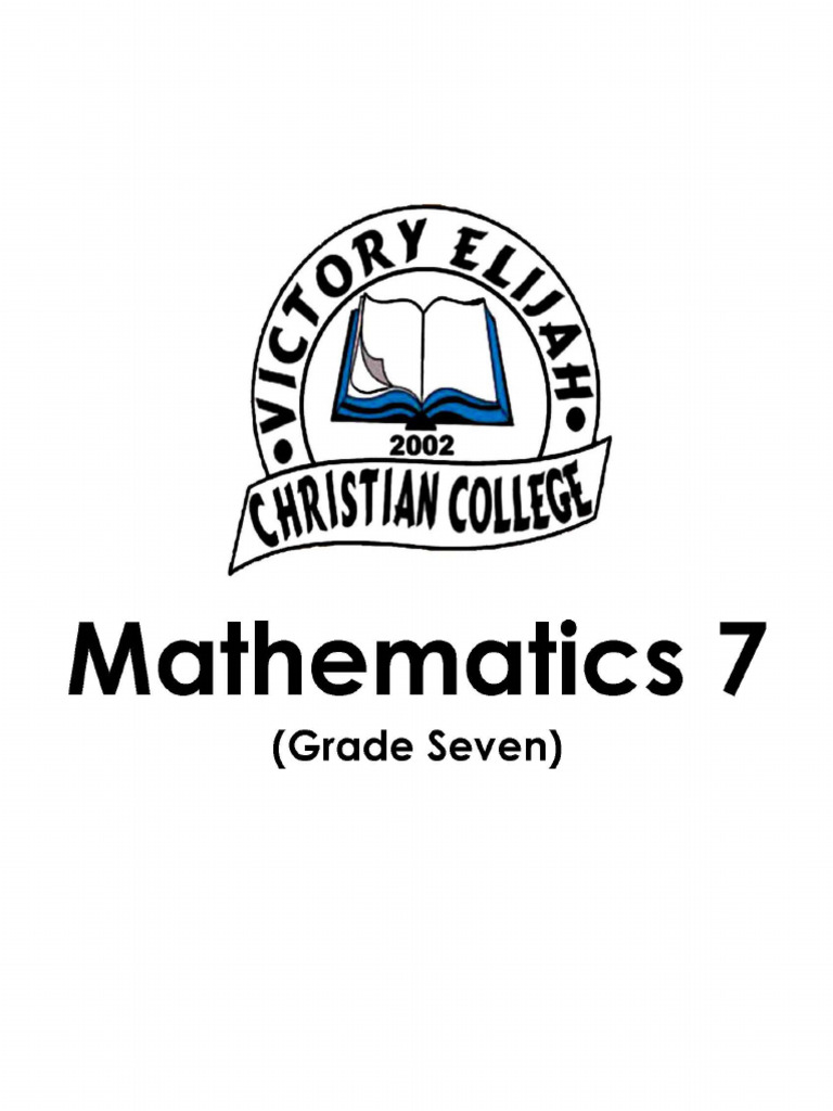 G7 Math | PDF | Set (Mathematics) | Numbers