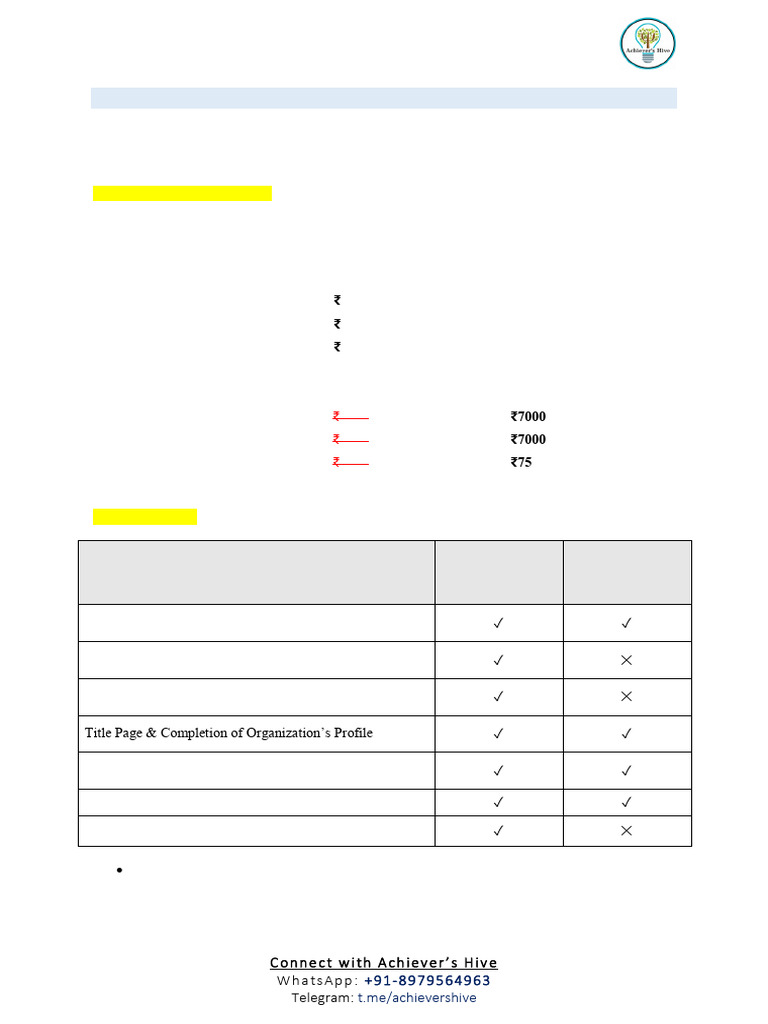 IGNOU Internship Services Overview | PDF | Computing