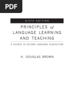 Principles of Language Learning and Teaching PDF | PDF
