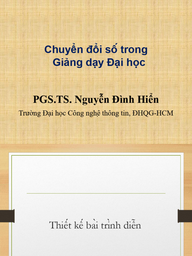 Ung Dung - Trinh Dien Bai Giang | PDF