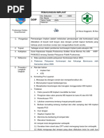 Prosedur Pemasangan KB Implan | PDF