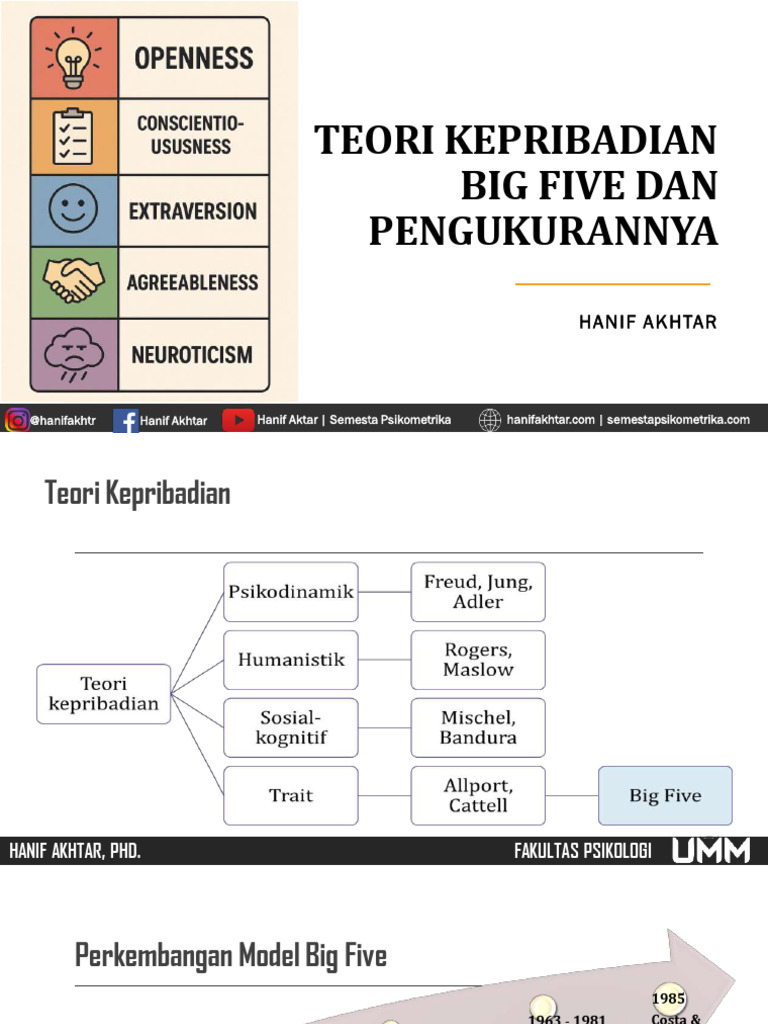 Big Five Personality Trait | PDF