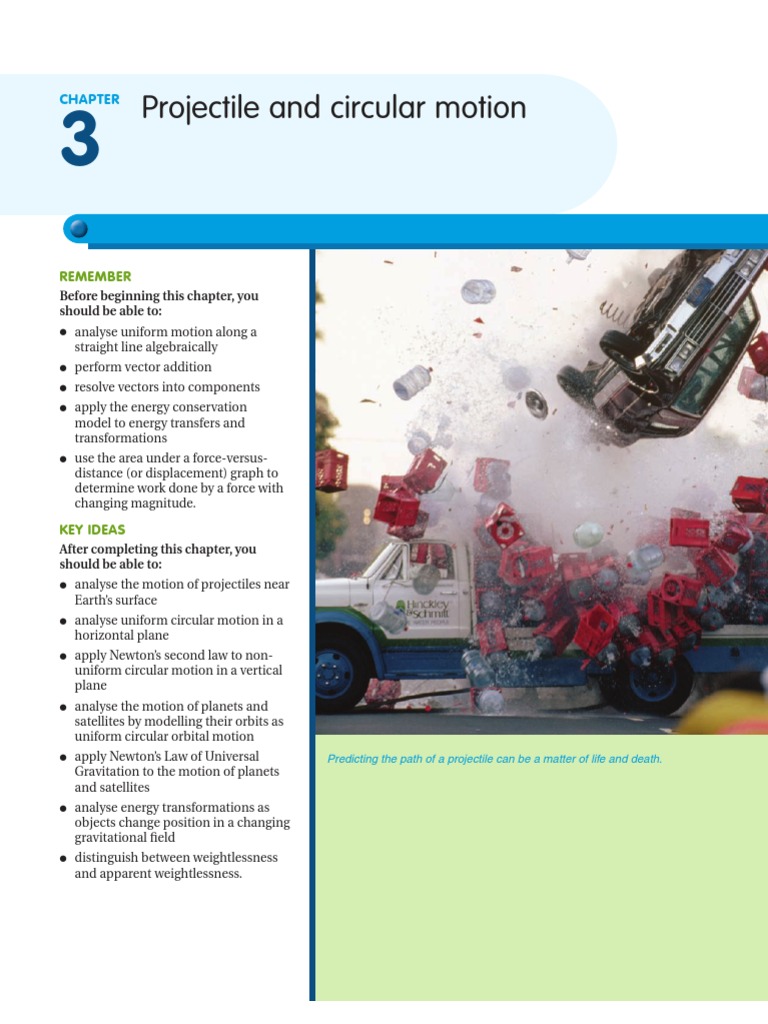 Projectile and Circular Motion Analysis | PDF | Acceleration | Gravity