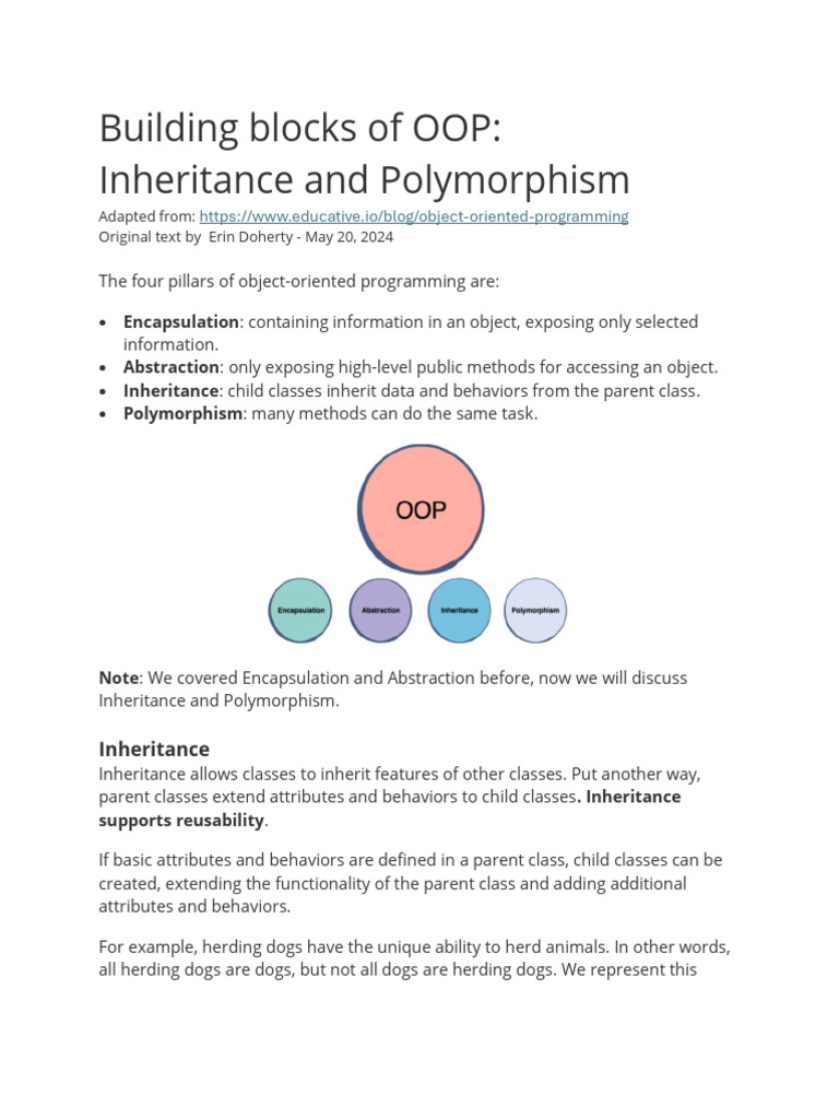 4A Inheritance and Polymorphism | PDF | Class (Computer Programming ...