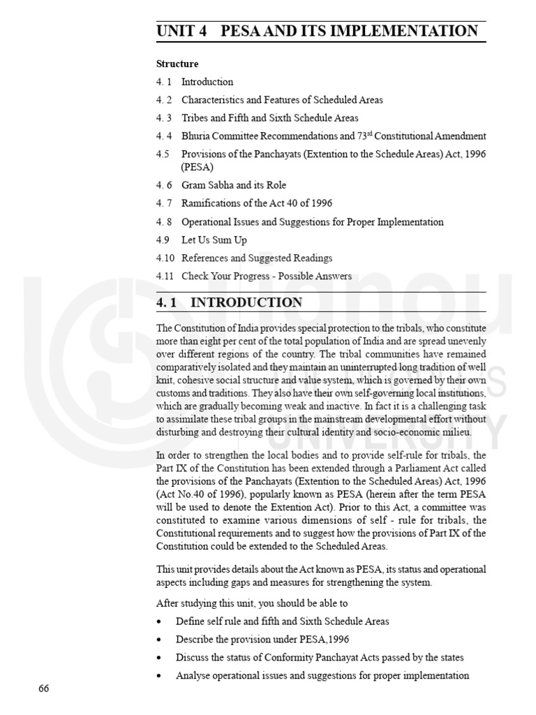 Pesa and Its Implementation1 | PDF | Government | Governance