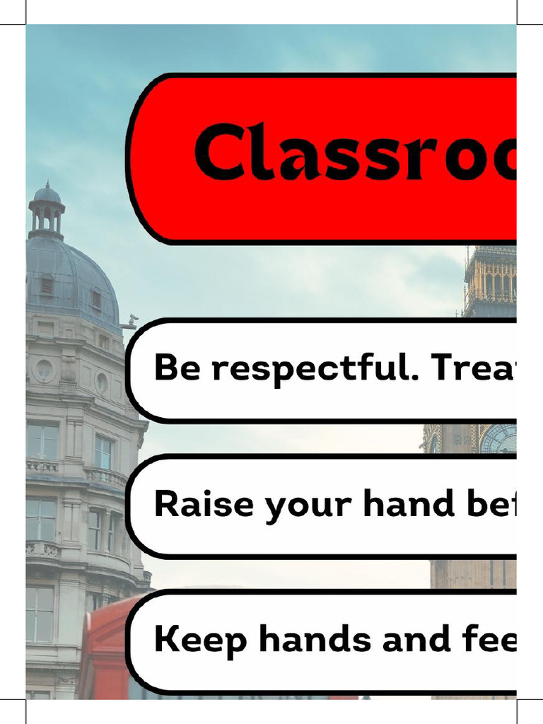 1 Classroom Rules 4 | PDF