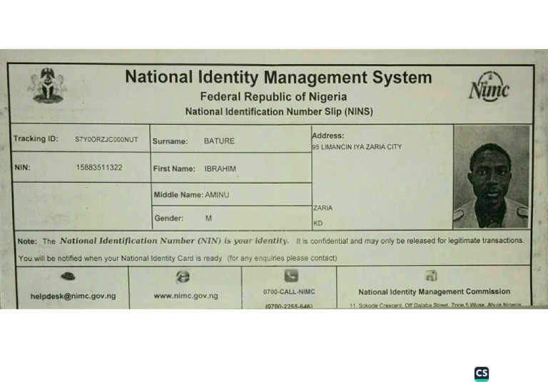 National ID | PDF