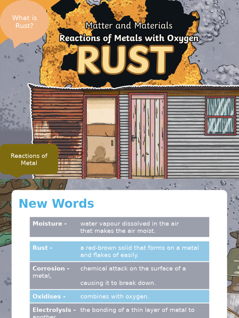 Za NST 1683623894 Formation of Rust Powerpoint Ver 1 | PDF | Rust | Corrosion
